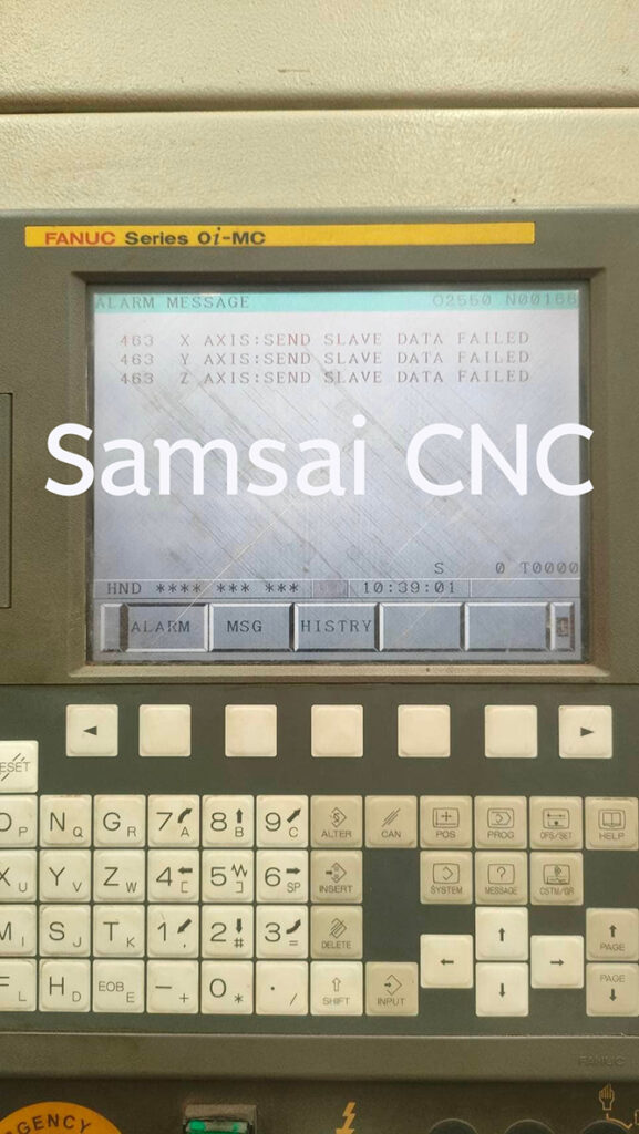 ซ่อมเครื่อง CNC : HARDINGE MODEL. GX-710. FS-Oi-MC.